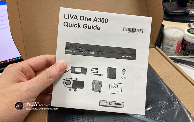 ECS LIVA One A300 AMD 세잔 CPU 베어본 미니PC 조립 + 플레이스테이션 같은 미니컴퓨터 : 네이버 블로그