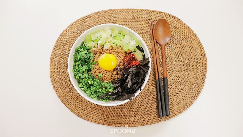 마제덮밥 만들기 만드는법 I 마제소바 소스 요리 황금레시피 네이버 블로그