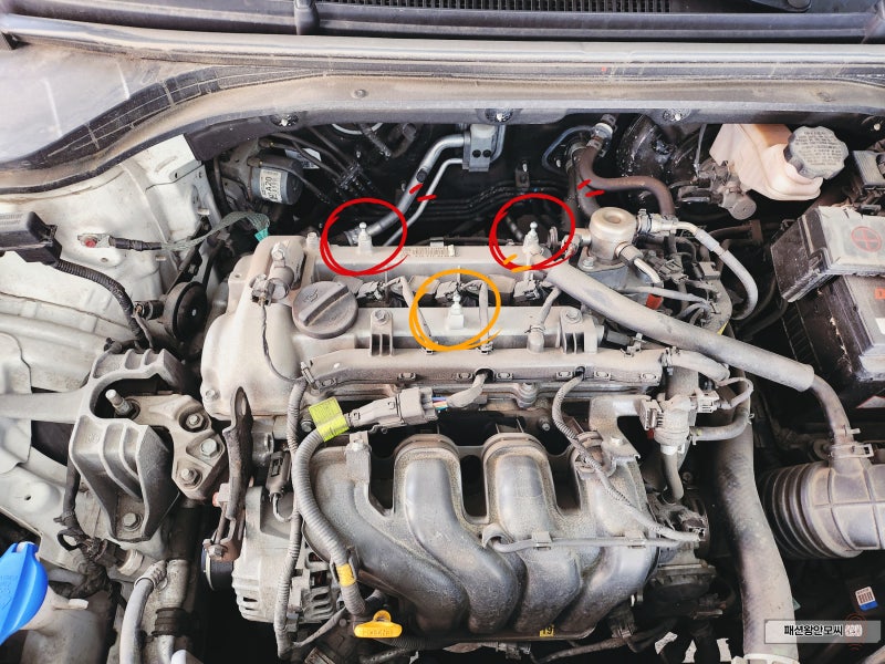 아반떼AD PCV밸브, 퍼지밸브(PCSV) 셀프 교체 방법과 주의사항 : 네이버 블로그