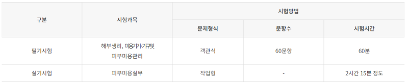 피부미용사 필기 실기 일정 피부기능사 난이도 합격률 면허 발급 취업 직업 진로 전망 네이버 블로그