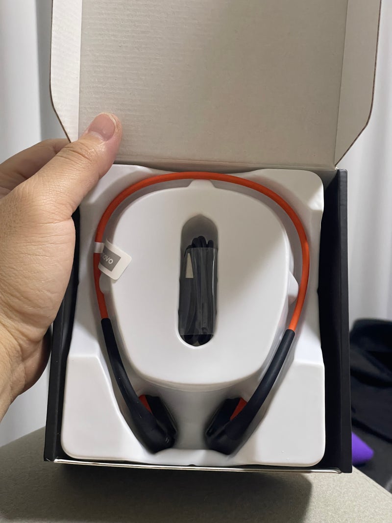 레노버 Thinkplus X7 공기전도 (골전도) 헤드셋 리뷰 : 네이버 블로그