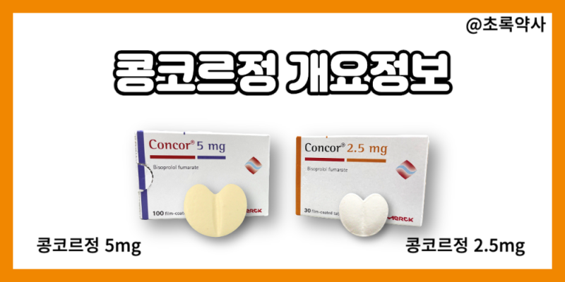 콩코르정25mg 5mg 효과 고혈압 협심증 부작용 복용법 복용중단 임산부 Concor 네이버 블로그