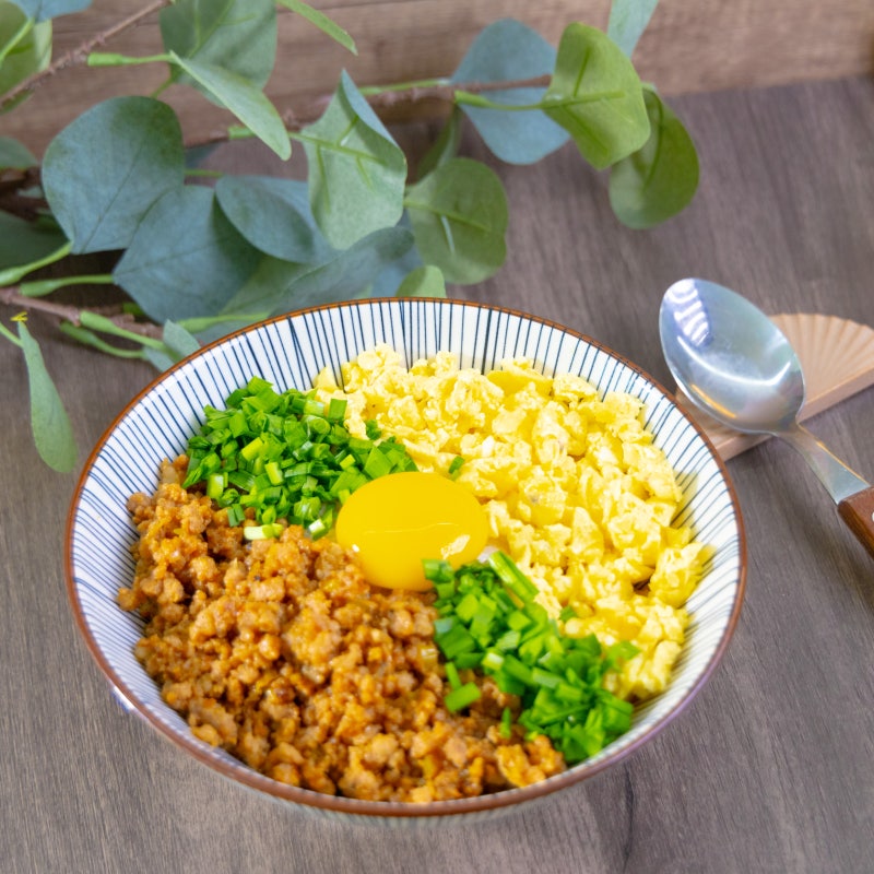 돼지고기 다짐육 활용 소보로 덮밥 다짐육 요리 레시피 보관 : 네이버 블로그