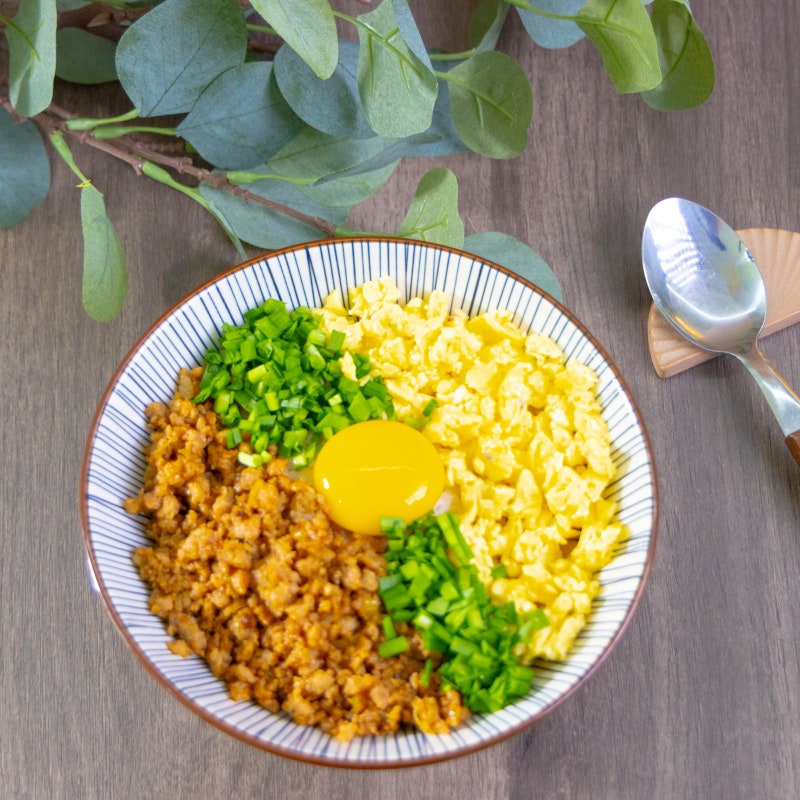 돼지고기 다짐육 활용 소보로 덮밥 다짐육 요리 레시피 보관 : 네이버 블로그