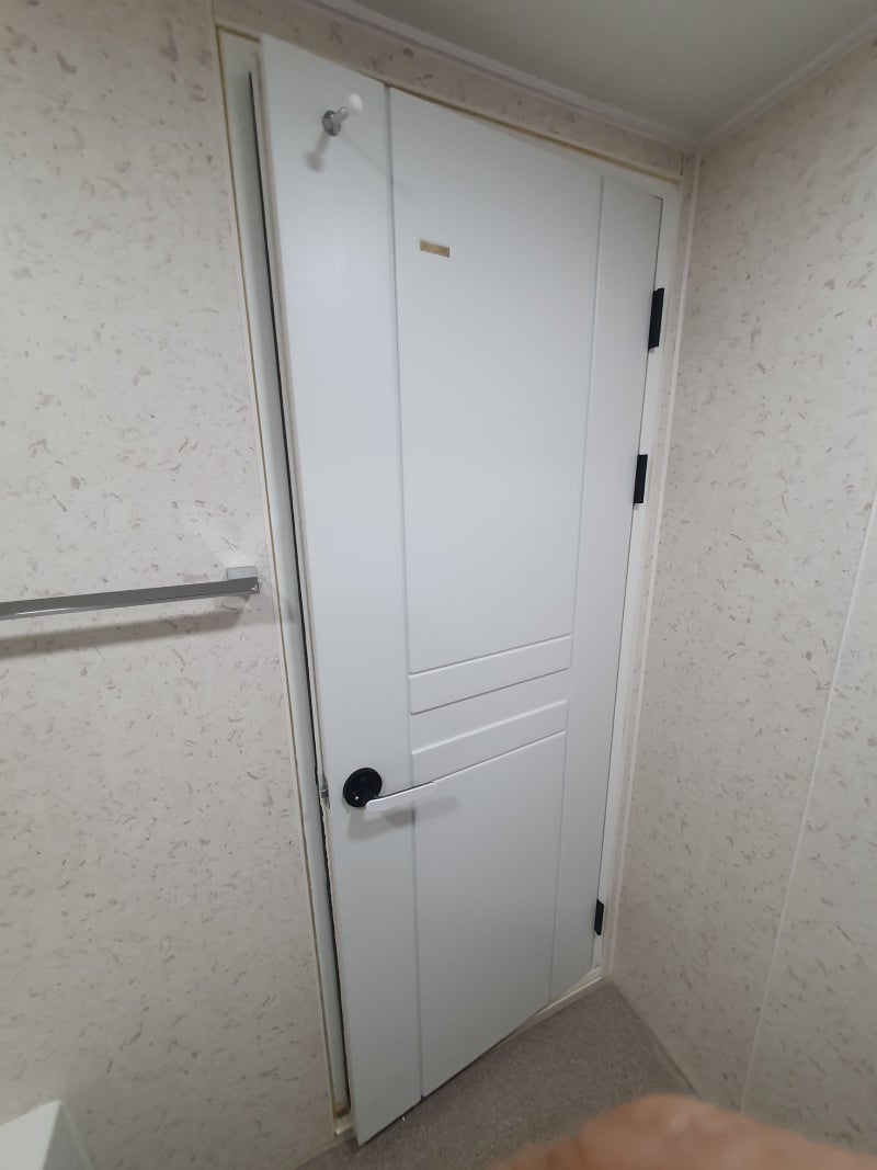 한샘휴판넬욕실 화장실 문틀문짝교체했어요feat광명 도덕파크타운1단지 욕실 문짝문틀 교체비용 네이버 블로그