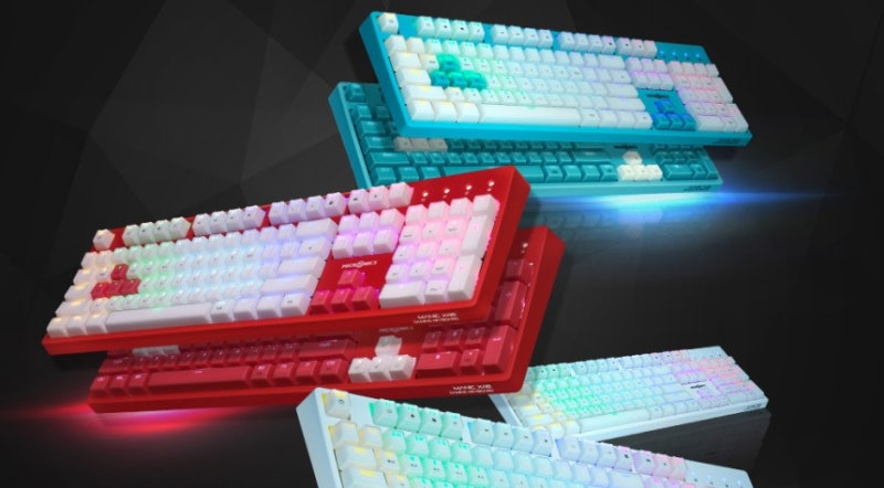 마이크로닉스 매닉 X48 4세대 광축 방수 게이밍 키보드 리뷰. (Micronics manic X48 jixian gen4 ...