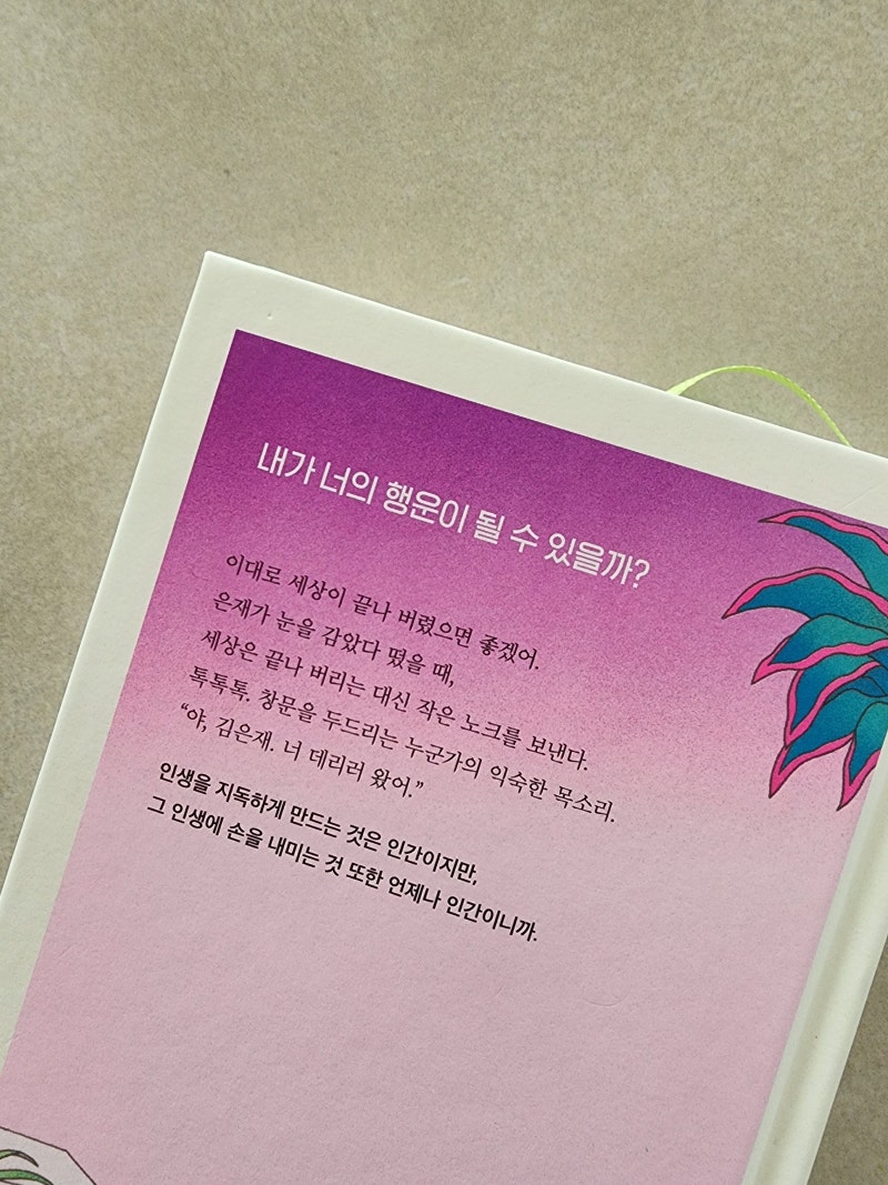 책 리뷰 행운이 너에게 다가오는 중 줄거리 및 독후감 이꽃님작가ㅣ청소년 소설 추천 권장도서 네이버 블로그