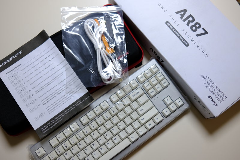 풀알루미늄 키보드 : 앱코 AR87(ABKO CORE CNC) : 네이버 블로그