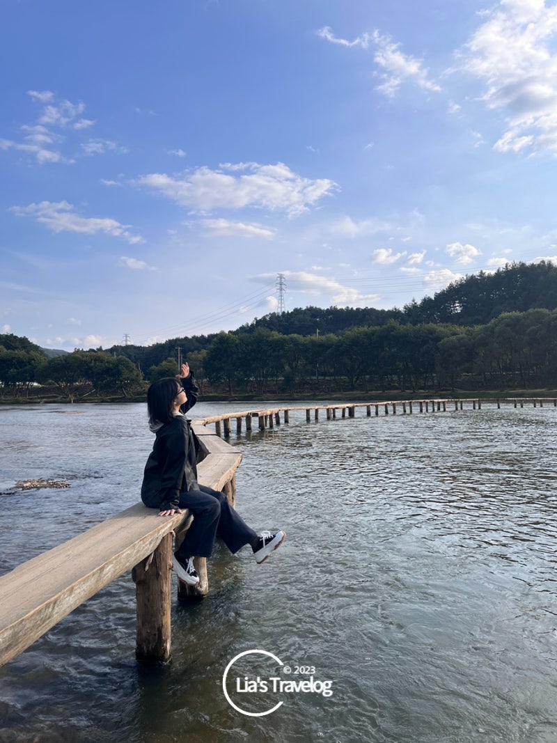 영주 무섬마을 외나무다리 힐링하기 좋은 여행코스 주차팁 네이버 블로그