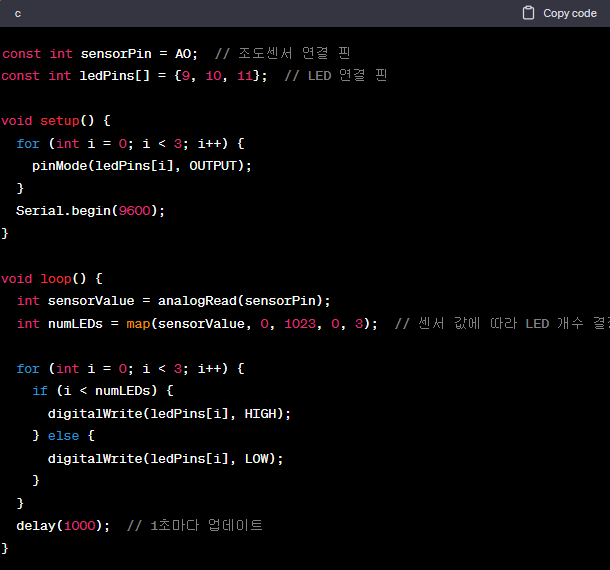 아두이노arduino 예제 조도 센서 모듈 자동 밝기 조절 스마트 조명 만들기 네이버 블로그