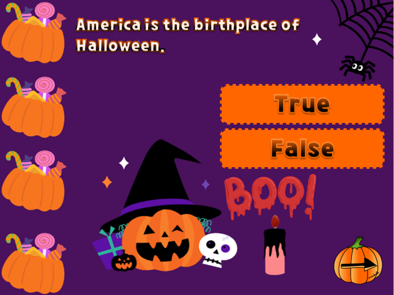 영어 파워포인트 수업자료 Halloween에 대해 알아보는 True or False 영어 퀴즈 : 네이버 블로그