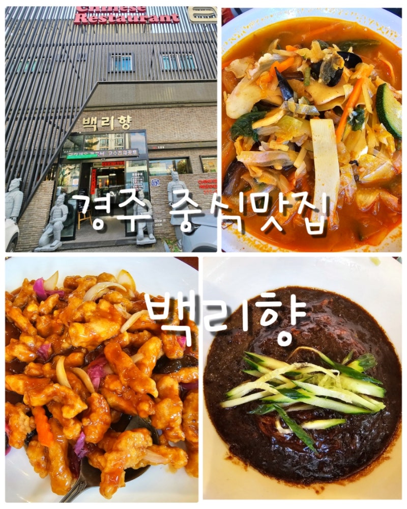 경주 탕수육이 맛있는 30년전통 중식 맛집 백리향 네이버 블로그