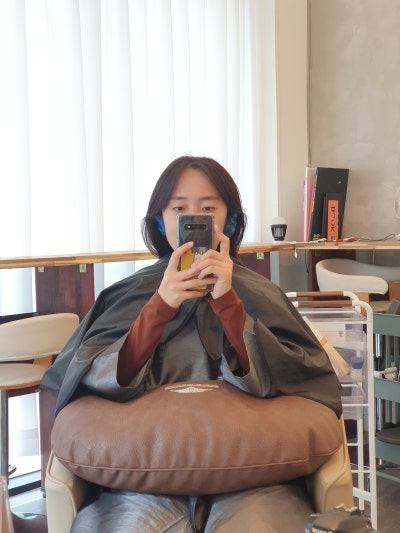 수영구 미용실 이룸헤어 수영광안점에서 염색이랑 레이어드컷 새로운 스타일 탄생 👩‍🦰 네이버 블로그