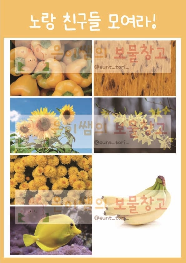 어린이집 유치원 영아 색깔 프로젝트 벽보자료 무료공유 네이버 블로그