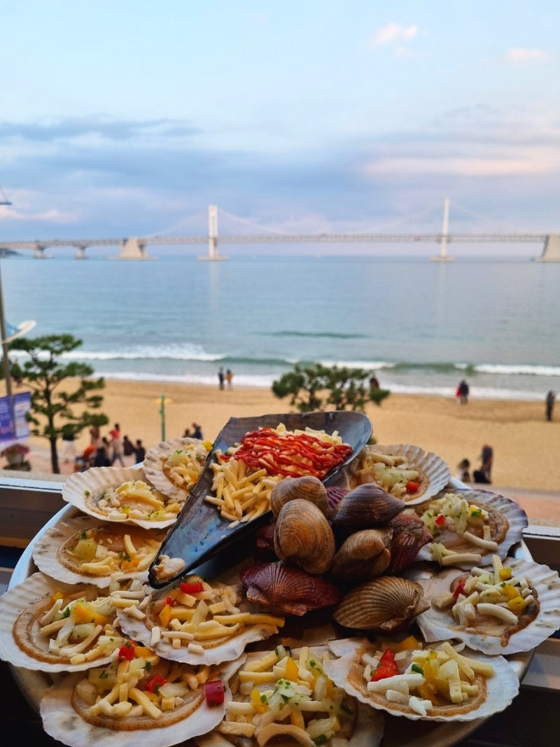 광안리 이문새 낭만적인 광안대교뷰 부산조개구이 맛집 네이버 블로그