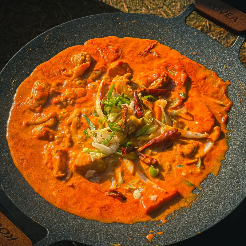 캠핑장음식 캠핑먹거리 백년밥상 찜닭 백순대볶음 밀키트 추천 네이버 블로그