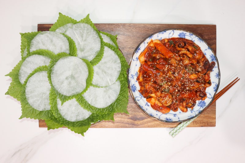 하남쭈꾸미 쭈꾸미볶음 밀키트 추천 깻잎무쌈 마요네즈 조미김 네이버 블로그