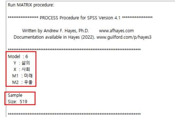 [spss결과해석하기] 8. 프로세스 매크로 6번 이중매개효과 해석하기 : 네이버 블로그