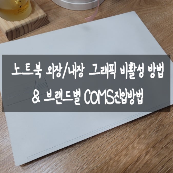 노트북 내장그래픽 외장그래픽 비활성끄는방법과 브랜드별 Coms진입방법 네이버 블로그
