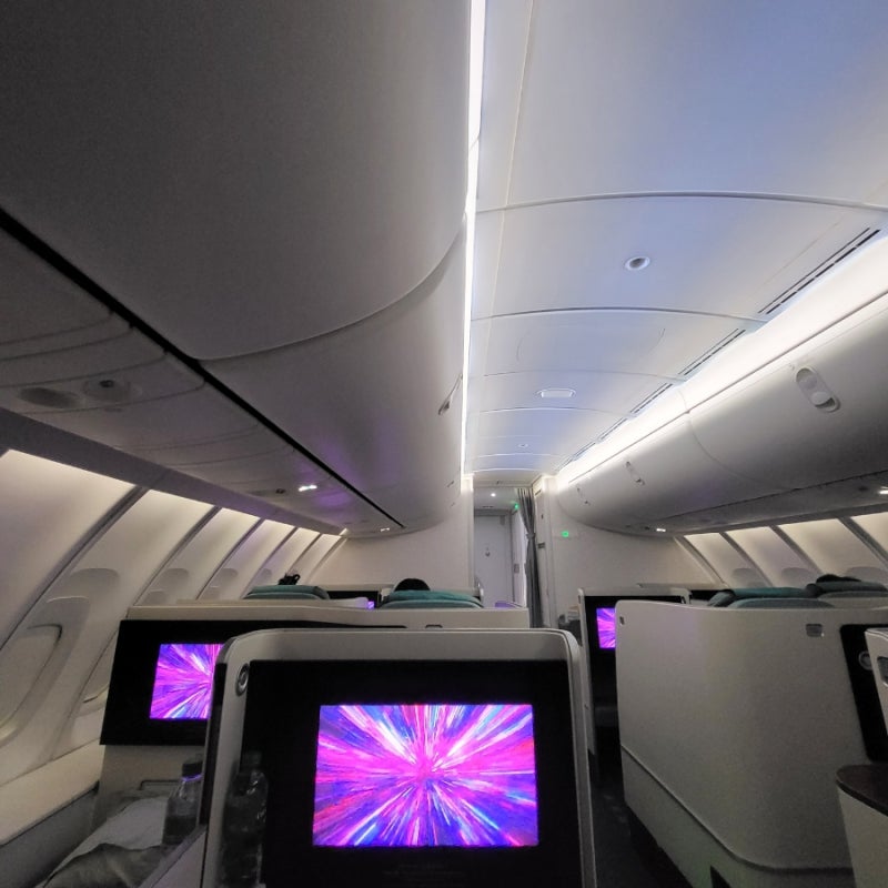 파리 인천 대한항공 ke902 프레스티지 비지니스 클래스 탑승 후기 / 기내식, 샴페인, 라면 : 네이버 블로그