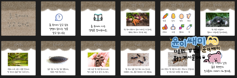 윤이쌔미 프로젝트 수업돌과 흙 프로젝트환경과 생활 돌과 흙 활동지이야기나누기 자료부터 단어카드까지 네이버 블로그