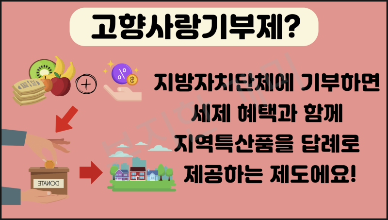고향사랑기부제 답례품 종류 연말정산 세액공제 포인트 사용법 네이버 블로그