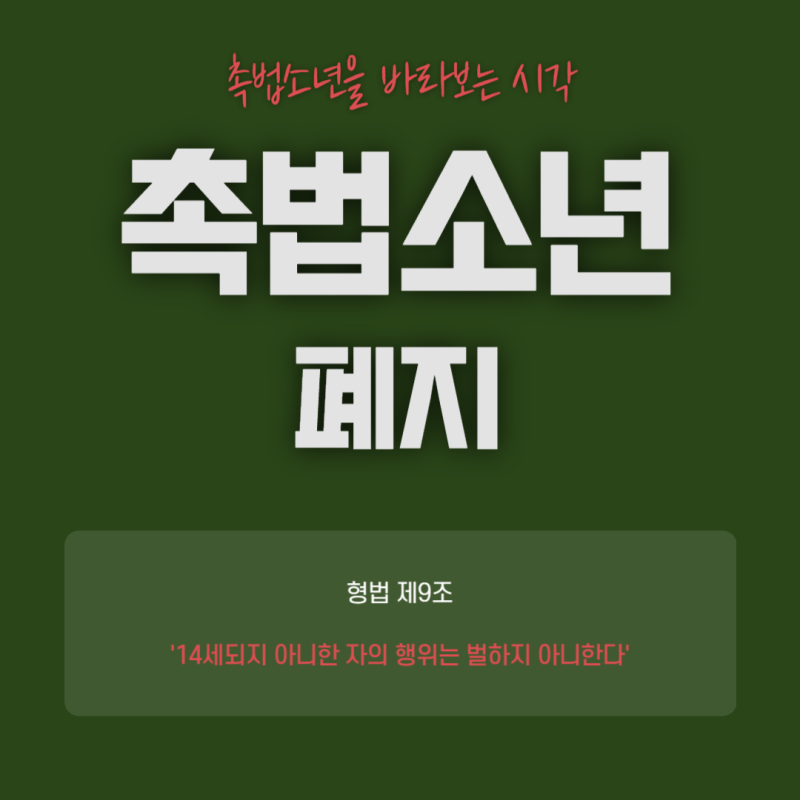 촉법소년 폐지 및 연령 하향 찬성과 반대 근거 정리 네이버 블로그