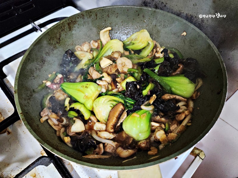 팔보채 만들기 팔보채재료 있는대로넣고 만드는법 ~ 맛있게 네이버 블로그