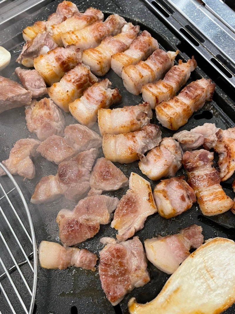 남악고기맛집 미나리랑 같이 구워먹는 남악마을 터줏돼감 네이버 블로그