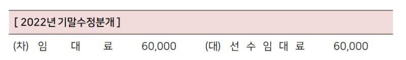 회계원리 기말수정분개 Adjusted Entry 2 선수수익 선급비용 미수수익 미지급비용 네이버 블로그