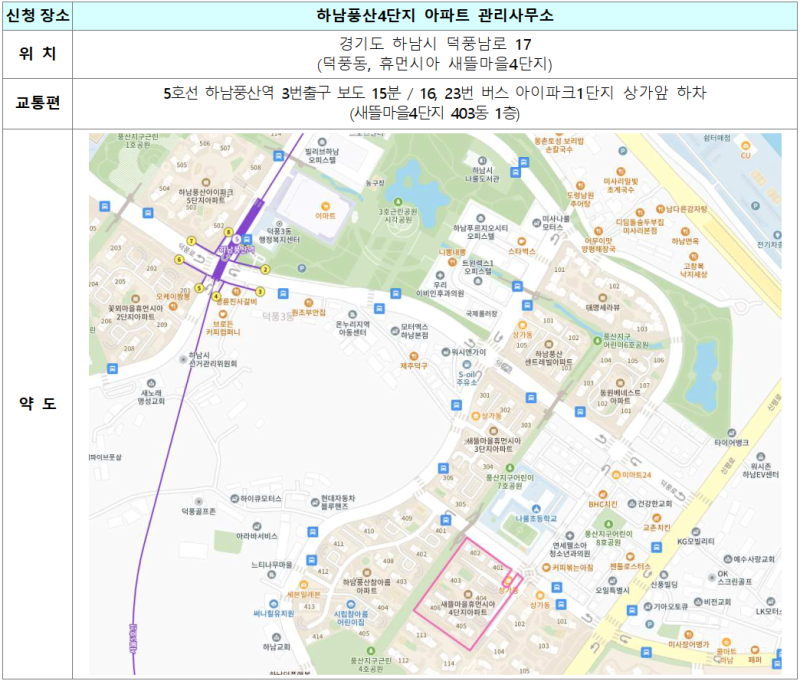 경기 Lh 국민임대주택 하남풍산4 새뜰마을 휴먼시아4단지 예비입주자 모집 네이버 블로그