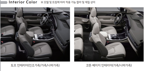 카니발 토프인테리어 실물이 더 고급스러운 실내와 페이스리프트 색상 후기 네이버 블로그