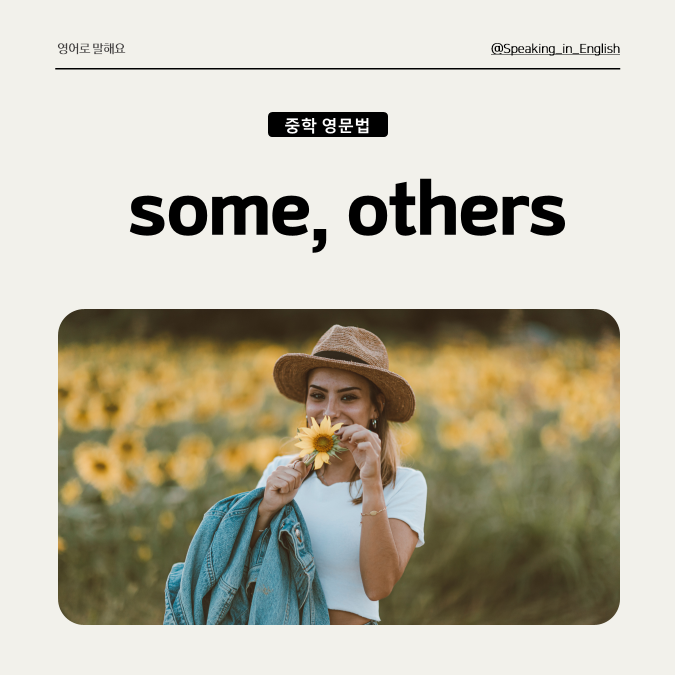 [명사] 부정 대명사 some, others : 네이버 블로그