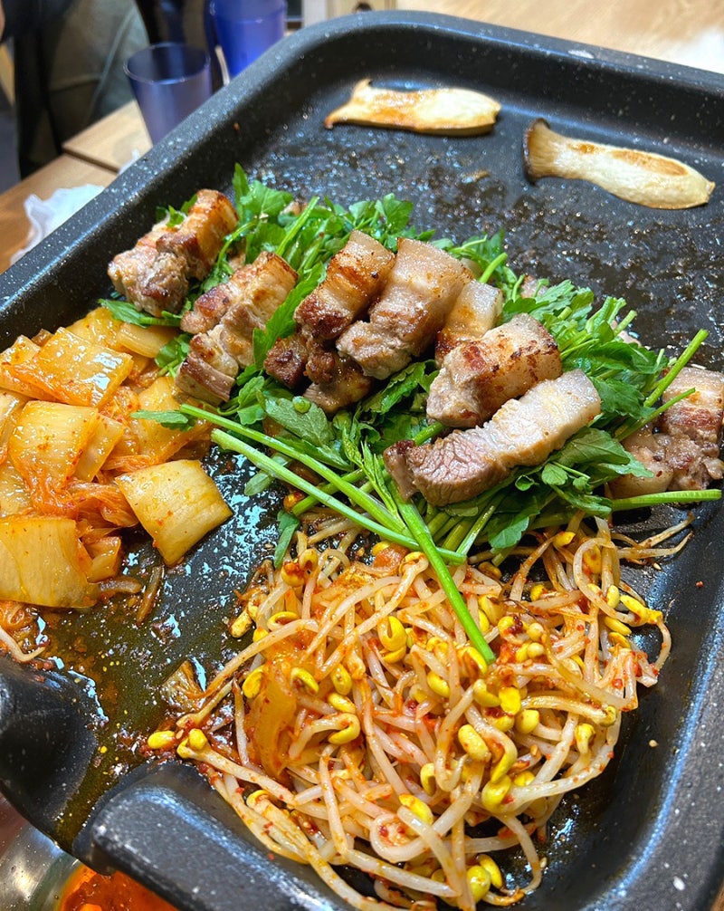 용인 처인구 고기집 금손식당 미나리 김치 오겹살 맛집 발견 네이버 블로그
