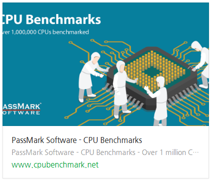 인텔 AMD CPU 성능순위 PASSMARK 사이트 실시간 보는 방법 : 네이버 블로그
