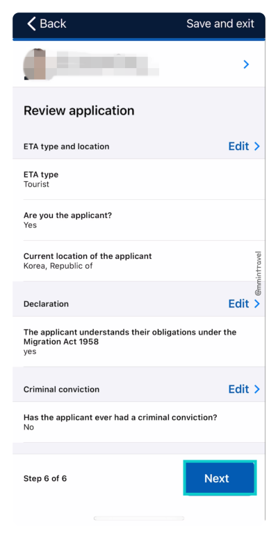 호주 ETA 비자 발급 방법 따라하기! 신청부터 결제, 승인 확인까지 총 정리 : 네이버 블로그