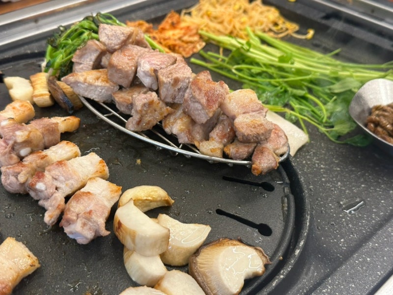 남악 고기집 터줏돼감 직접 구워주는 미나리 삼겹살 찐맛집 네이버 블로그