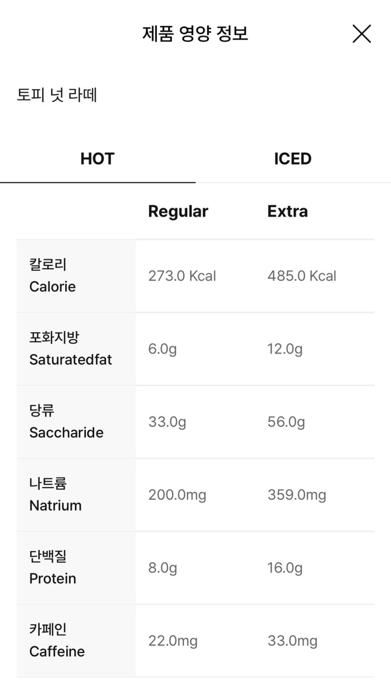 스타벅스 토피넛라떼 스벅 신메뉴 이디야와 비교 솔직후기가격 칼로리 카페인 커스텀 네이버 블로그