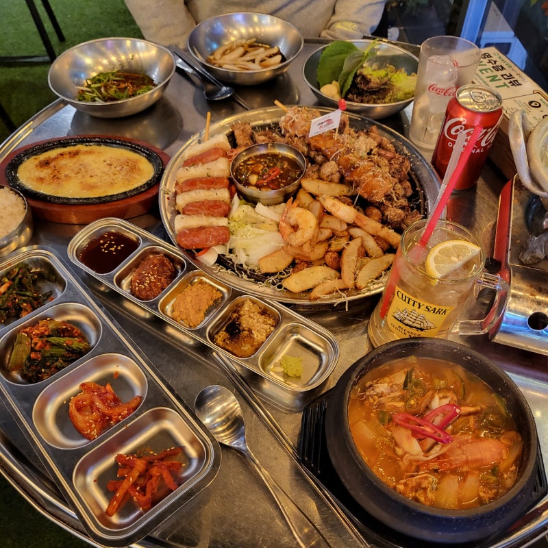 딱새우된장찌개가 맛있는 부산 전포 고기집 낙화 네이버 블로그