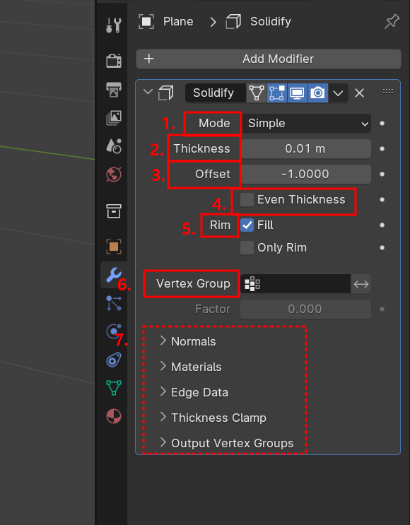 왕초보 블렌더3d 팁_ 솔리디파이 모디파이어(Solidify Modifier) 3d모델링 리뷰#07 : 네이버 블로그