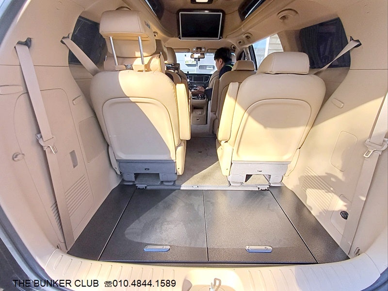 더벙커클럽 올뉴카니발9인승6인승구조변경 3열탈거 할 수 있는 레일개조 트렁크수납함설치 네이버 블로그