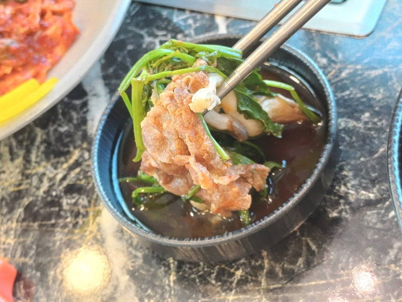 포천 송우리 맛집 미나리를 좋아한다면 강추 등촌샤브칼국수 네이버 블로그
