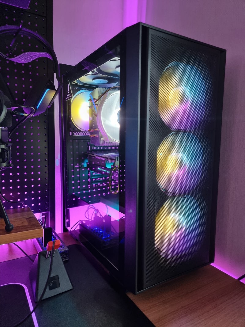 컴퓨터케이스추천 가성비 좋은 DAVEN D6 MESH 강화유리 케이스 교체 리뷰 : 네이버 블로그