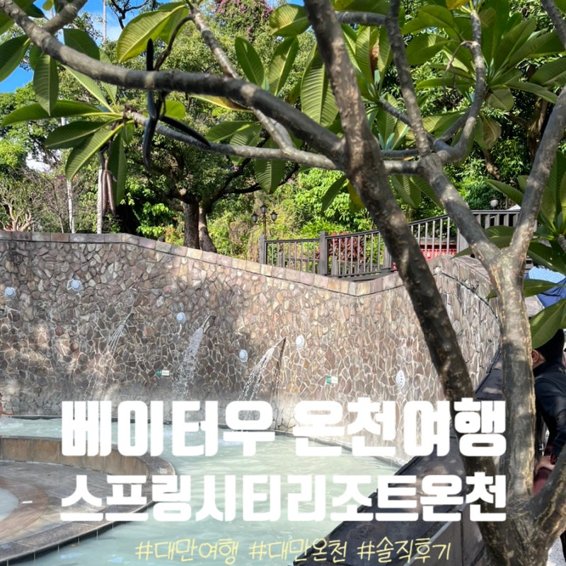대만 온천여행 베이터우 스프링시티 리조트 온천 솔직후기 네이버 블로그