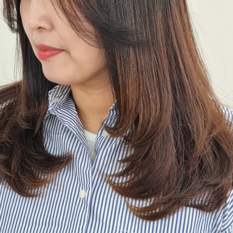 시흥동 미용실 블라잇헤어 시흥점에서 레이어드 C컬펌 후기~ : 네이버 블로그