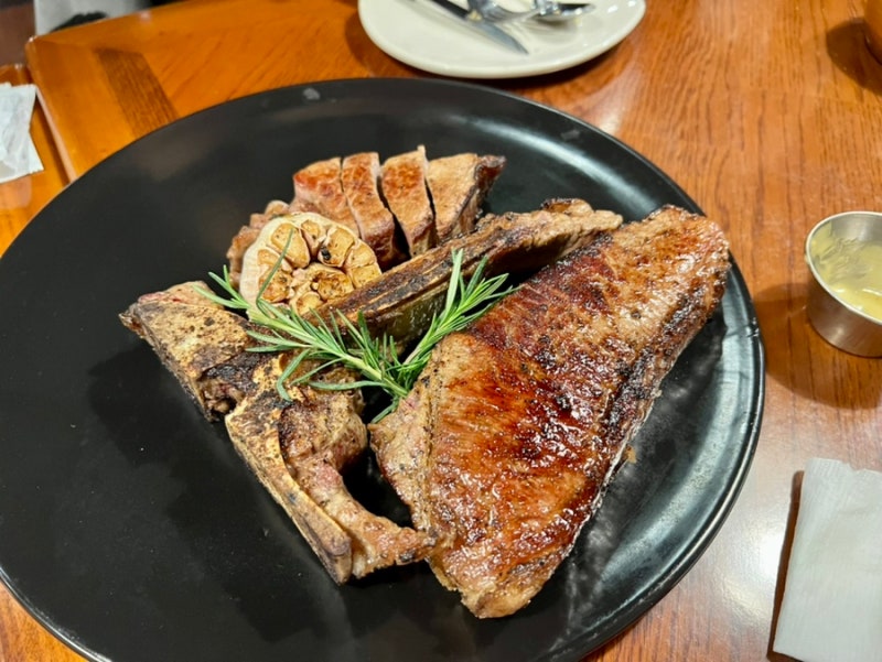 경기 의정부 아웃백 스테이크 하우스 토마호크 포터하우스 맛본 후기 스테이크 주문방법 네이버 블로그