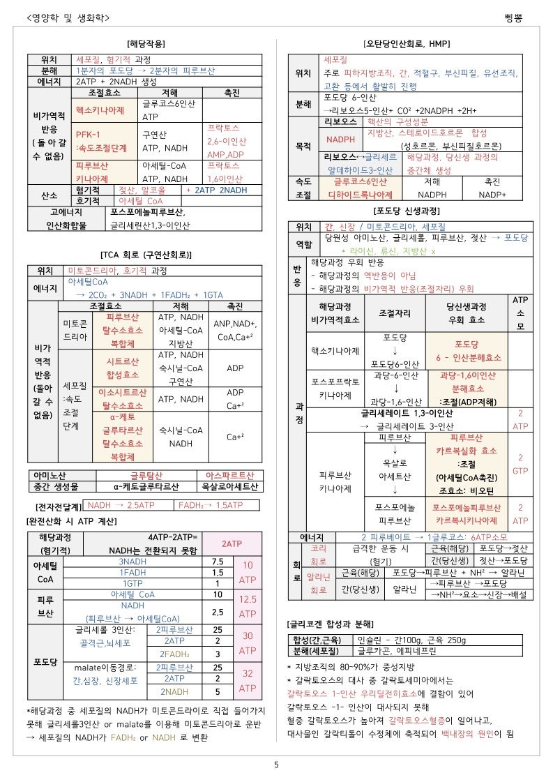 Day3 영양사 영양학 및 생화학 03 탄수화물 대사 네이버 블로그