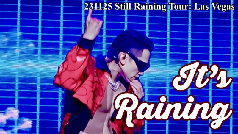 [공연full 8K직캠]비 ‘STILL RAINING’ Tour: 라스베가스 공연영상ㅣ231125 : 네이버 블로그