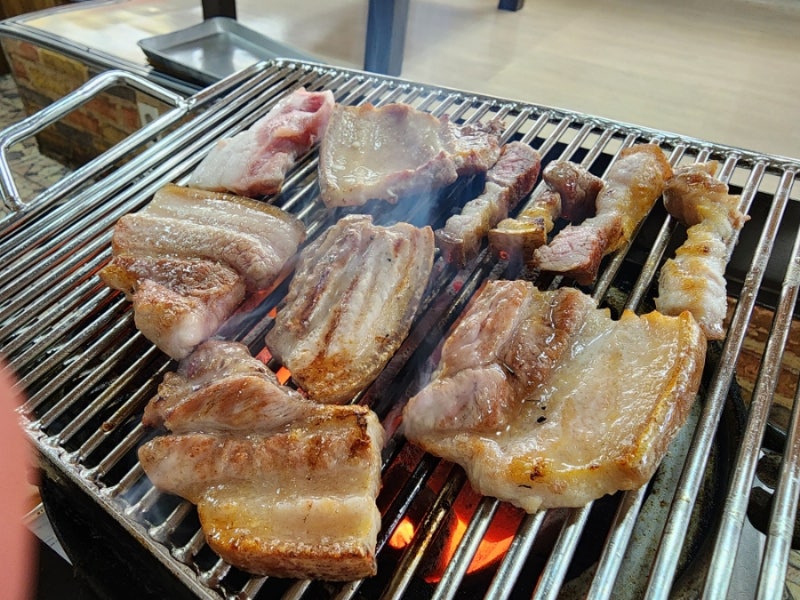 전남영암 나주 삼겹살 맛집 금동숯불구이식육식당 광주근교 네이버 블로그
