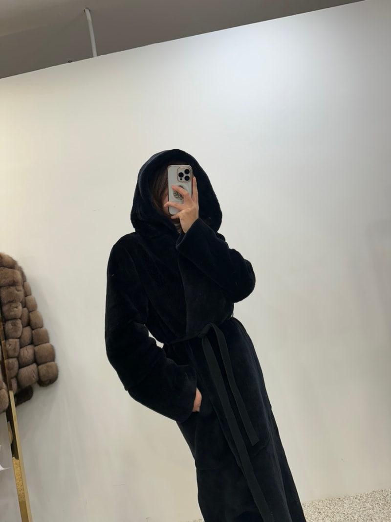 플럭도매가공구 3단 롱 후드 플럭밍크코트 후드밍크코트 네이버 블로그